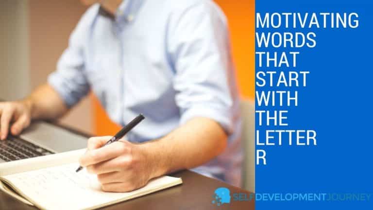 Motivating Words That Start with R - Self Development Journey