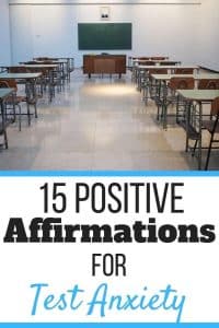 15 Positive Affirmations for Test Anxiety (Perform at Your Best ...