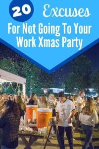 25 Excuses for Not Going to Work Christmas Party That Work! - Self ...